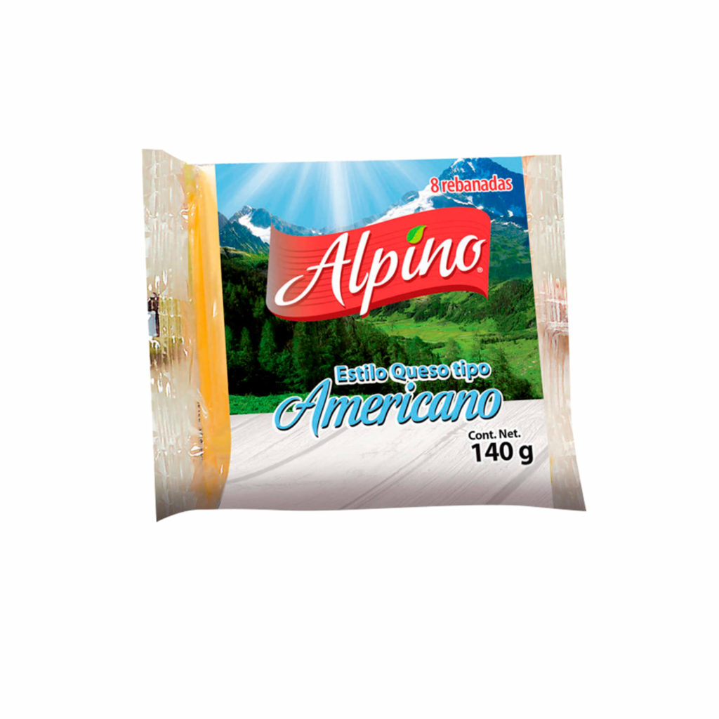 QUESO AMERICANO ALPINO 140 GRS - CJM