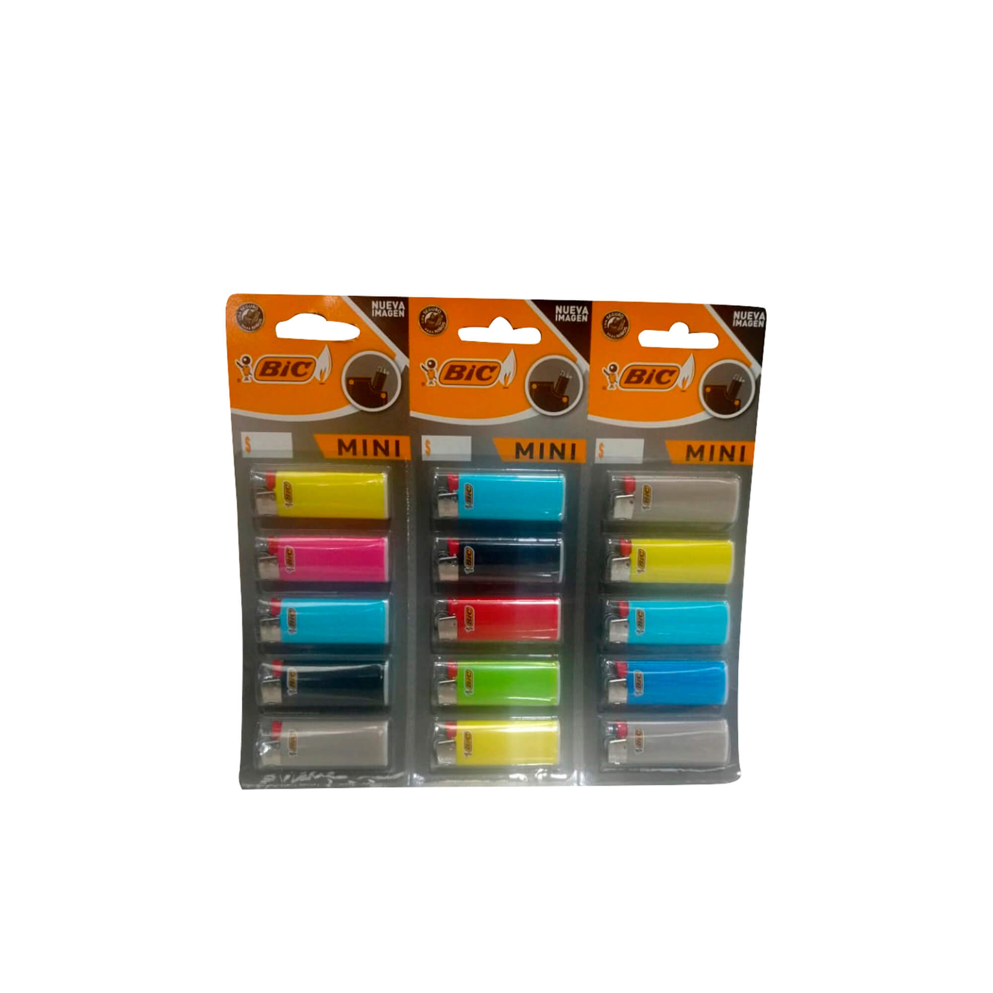 ENCENDEDOR BIC MINI C/5 - CJM