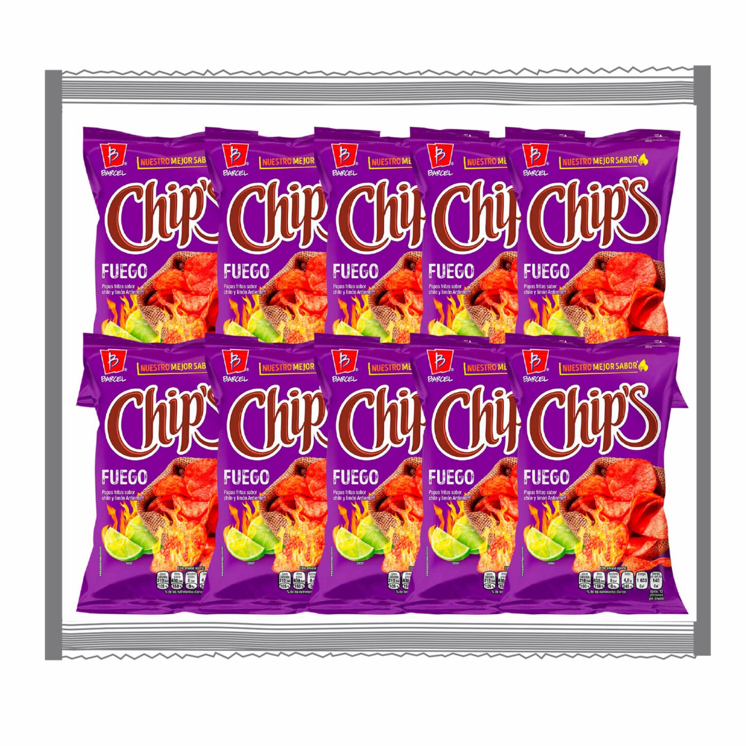 CHIPS BARCEL 56G C/10 - CJM